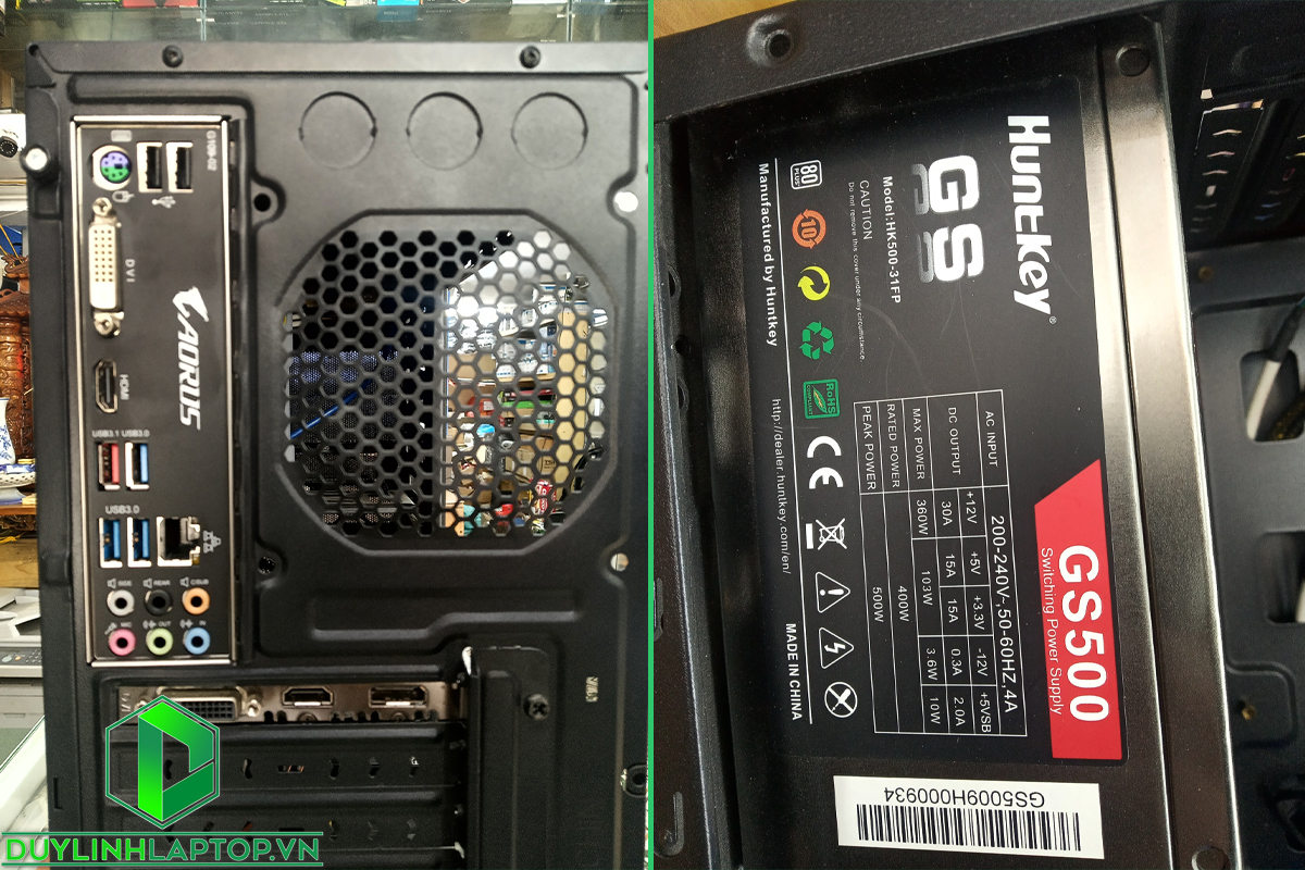 PC Gaming | B360M | i7-8700 | RAM 32GB | GTX 1650 4GB | SSD 120GB + HDD 3TB | Huntkey 500W ...